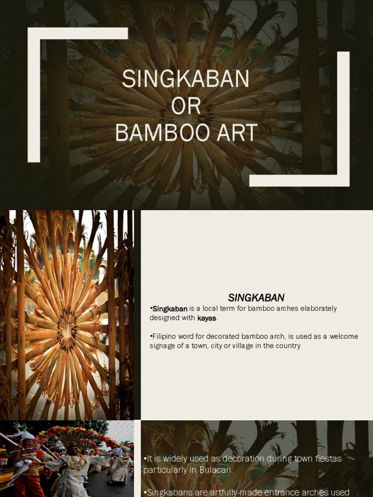 Singkaban: Bamboo Art of Bulacan | PDF | Cooking, Food & Wine | Home ...