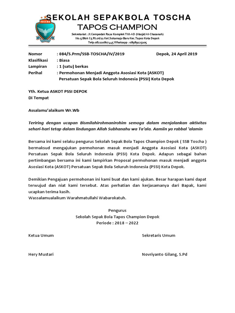 Proposal SSB Toscha Askot ASSBD | PDF