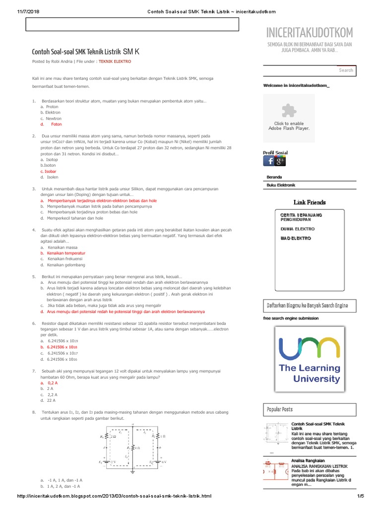 Contoh Soal DLE | PDF