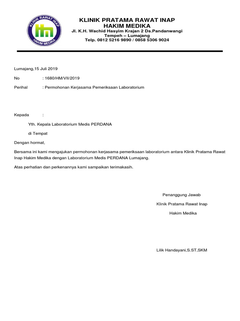 Perjanjian Mou Lab Perdana | PDF