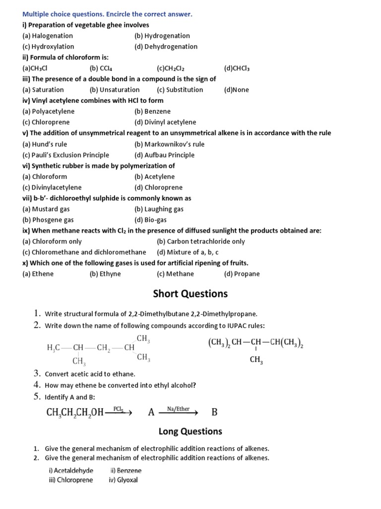 Chapter 8 Chemistry | PDF