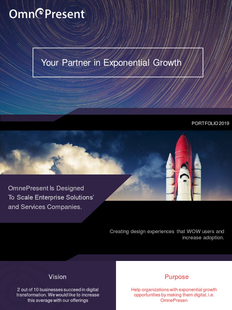 Your Partner in Exponential Growth: Portfolio 2019 | PDF | Digital ...