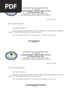 Request Letter For Venue | PDF