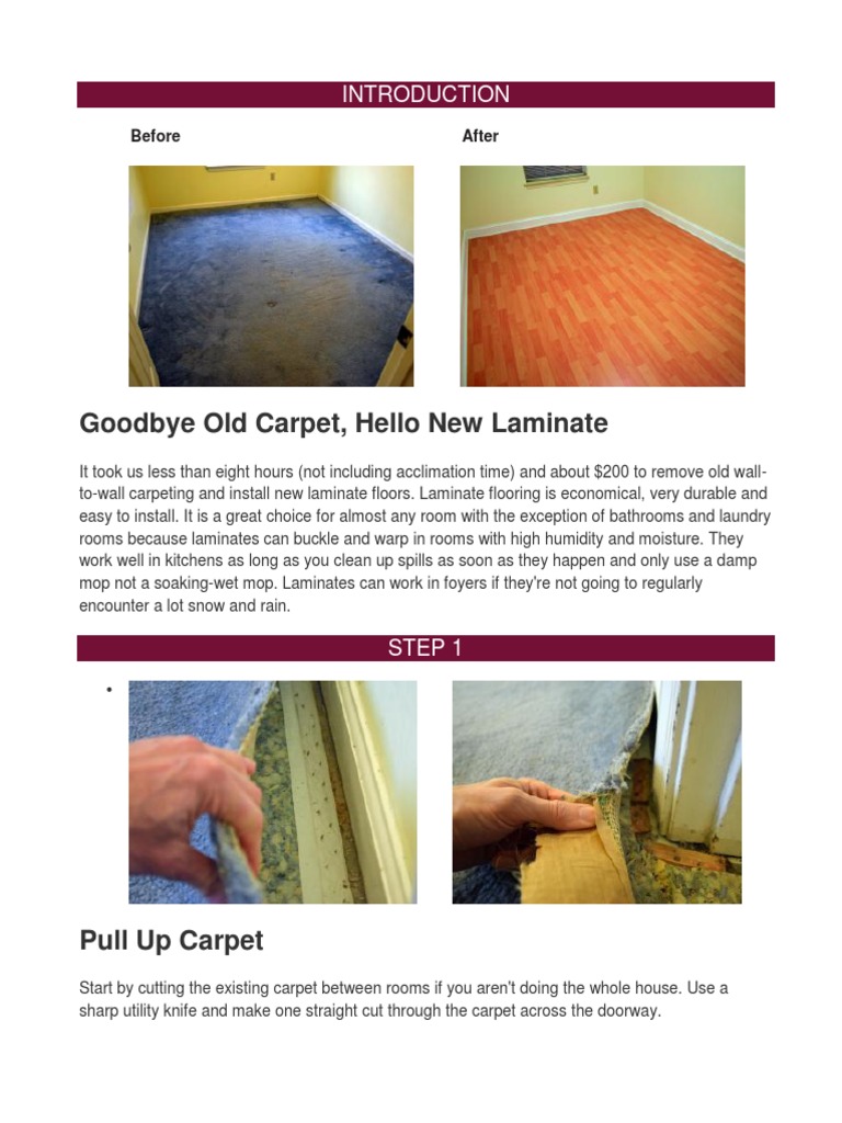 DIY Laminate Flooring Guide | PDF | Door | Economic Sectors