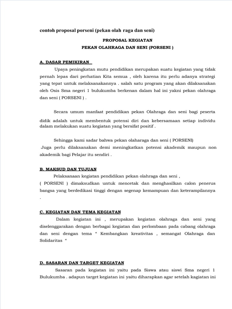 Dokumen - Tips Contoh Proposal Porseni 55a4d21c8b5a3 | PDF