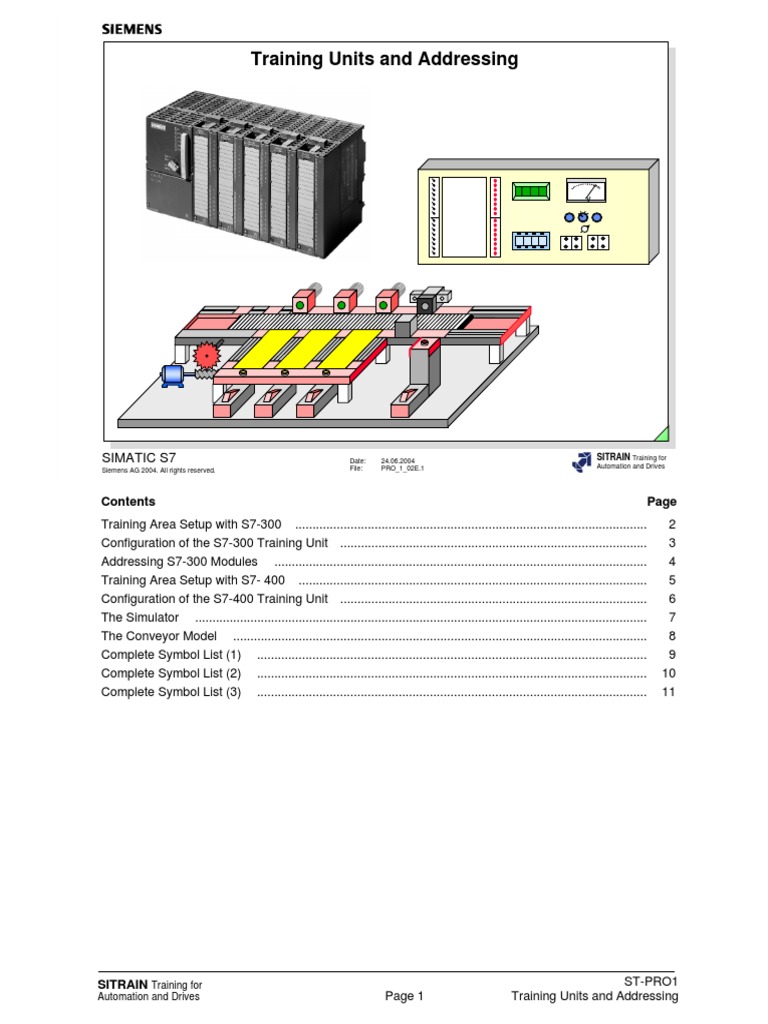 PRO1 02E Training Units | PDF | Input/Output | Automation