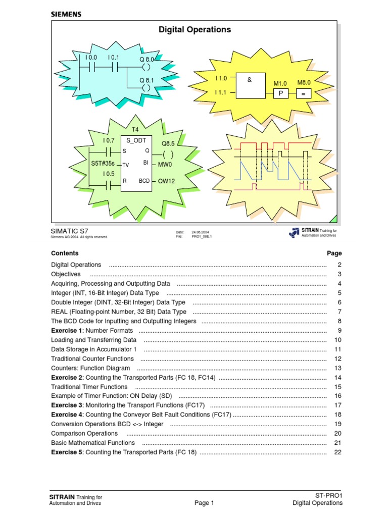 PRO1 08E Digital Operations | PDF | Bit | Binary Coded Decimal