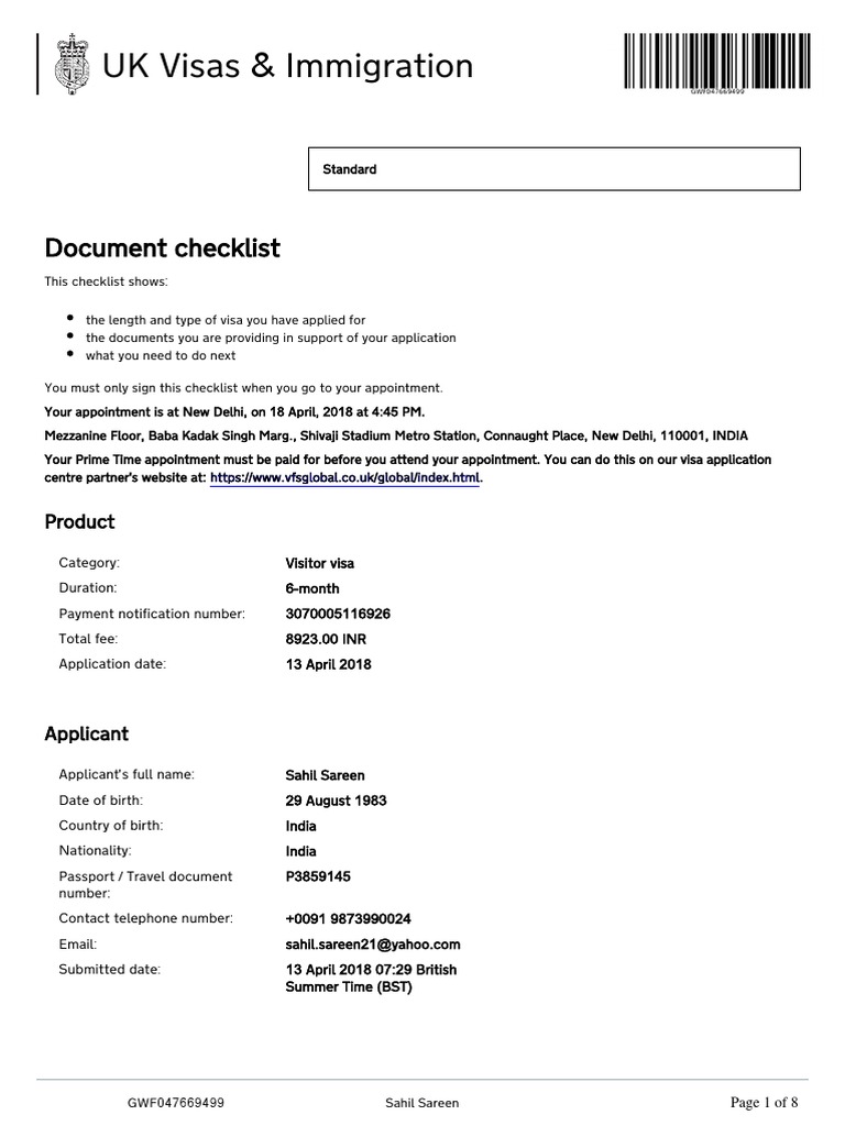 Uk Visa | PDF | Travel Visa | Debit Card
