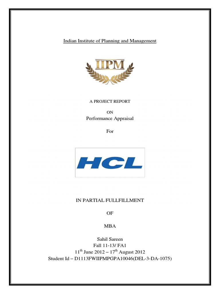 Chitty HCL | PDF | Performance Appraisal | Mentorship