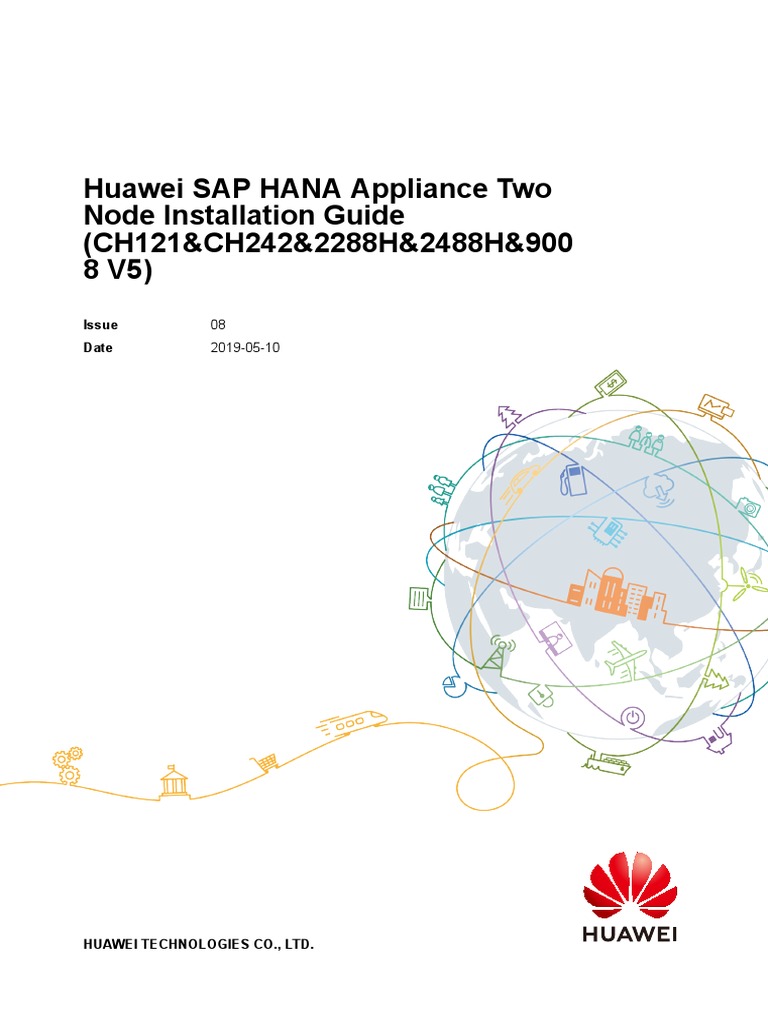 Huawei SAP HANA Appliance Two Node Installation Guide (CH121&CH242 ...