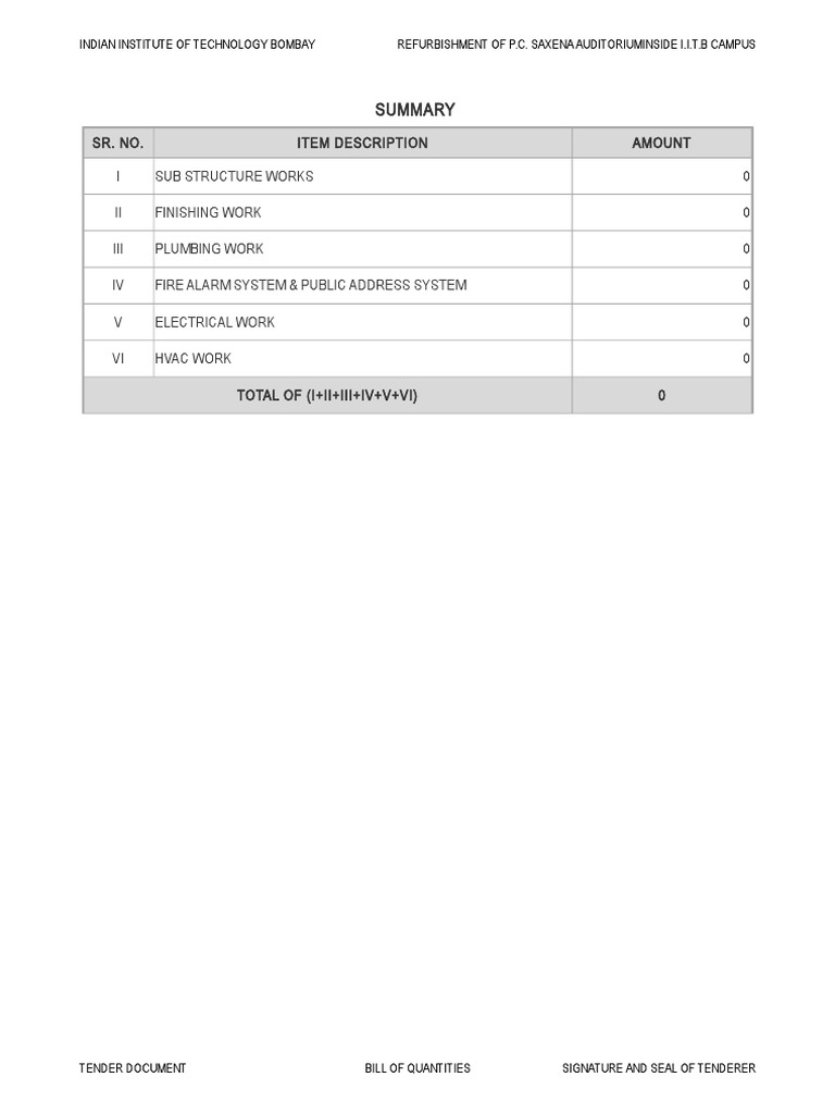 Ac Boq | PDF | Structural Steel | Concrete