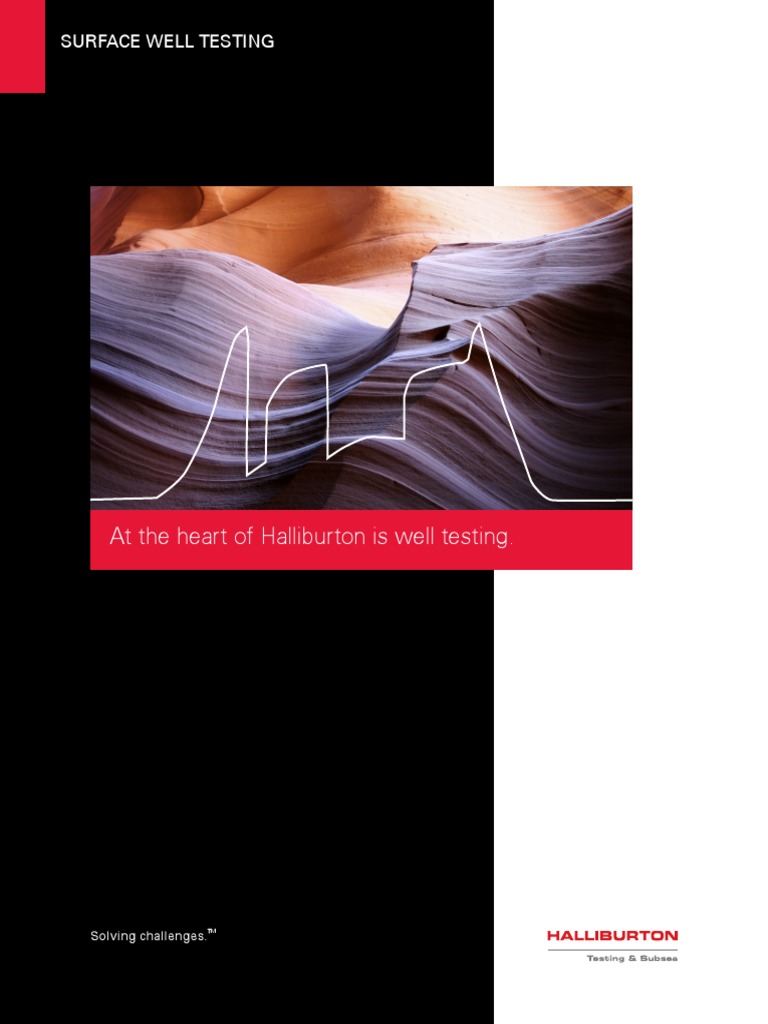 Halliburton Surface Well Testing Brochure | PDF | Petroleum Reservoir ...