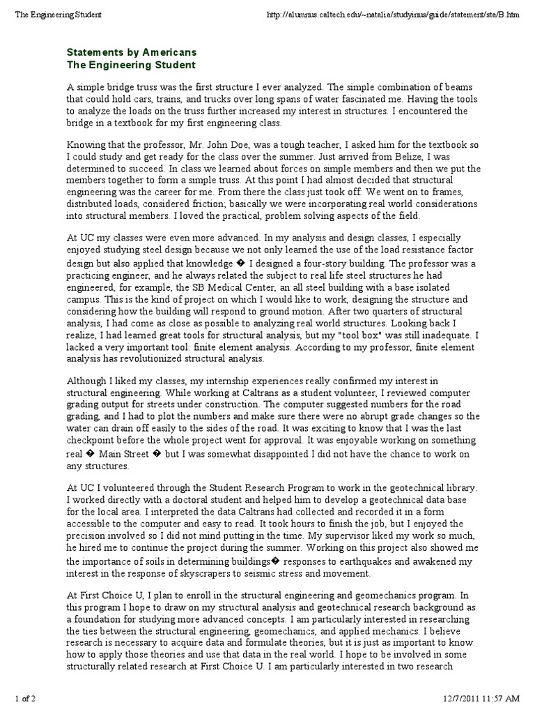 Statements - Engineering | PDF | Engineering | Design