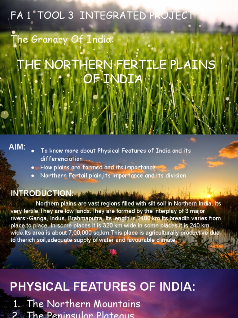 Northern Plains of India | PDF | Earth Sciences | Geomorphology