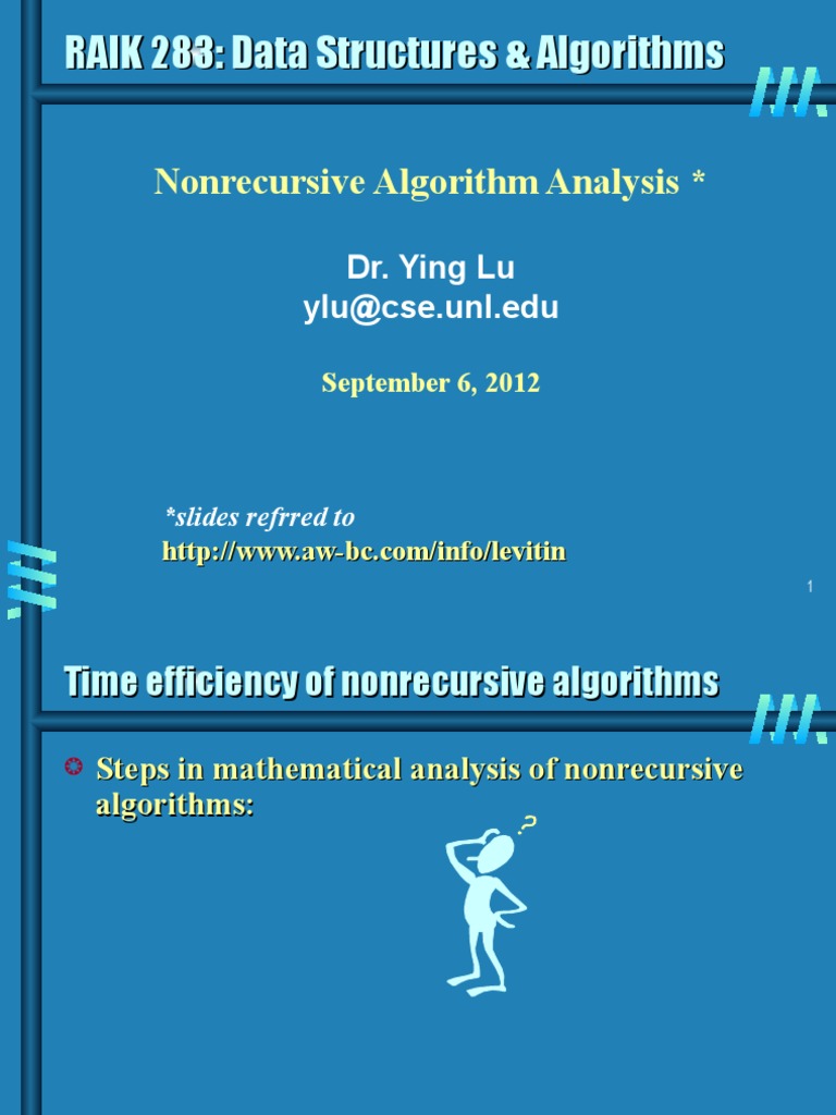 Non Recursive Algorithm | PDF | Summation | Algorithms Non Recursive Algorithm | PDF | Summation | Algorithms
