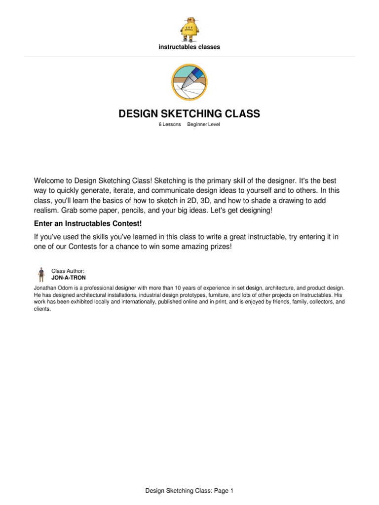 Design Sketching | PDF | Shadow | Drawing