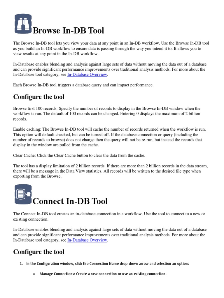 In Dtabase Tool 14 | PDF | Databases | Computer Data