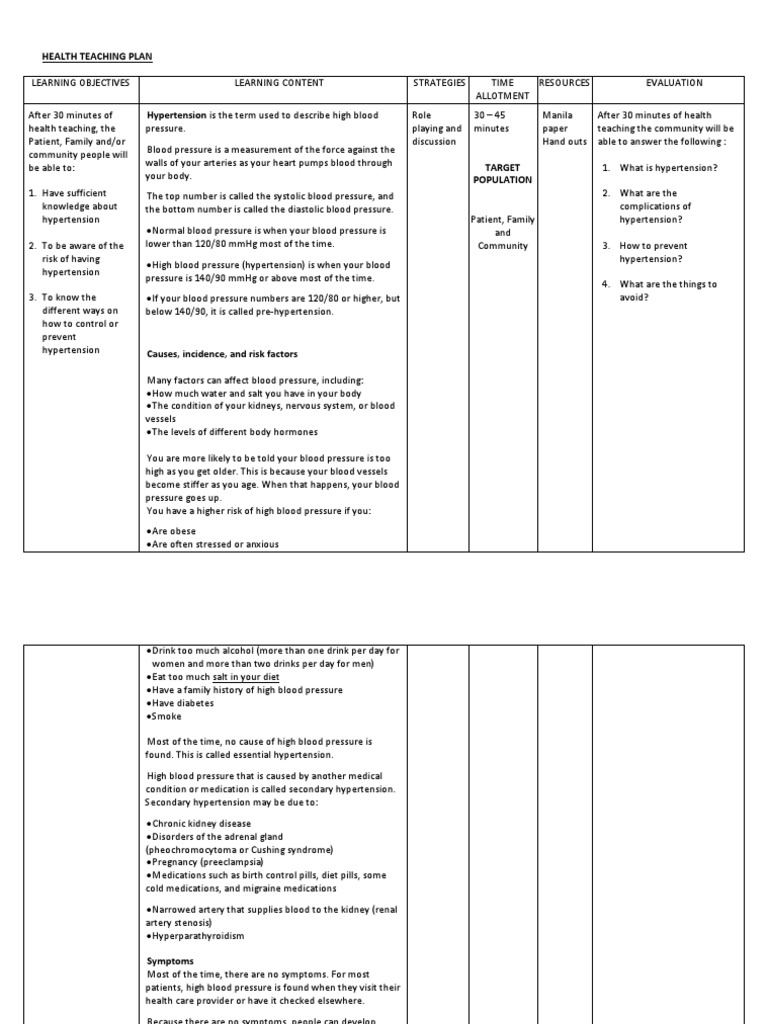 Hypertension Awareness Guide | PDF | Hypertension | Blood Pressure
