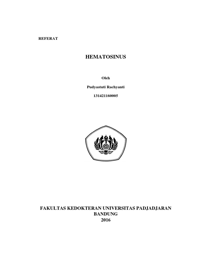 Referat Hematosinus Kiki | PDF