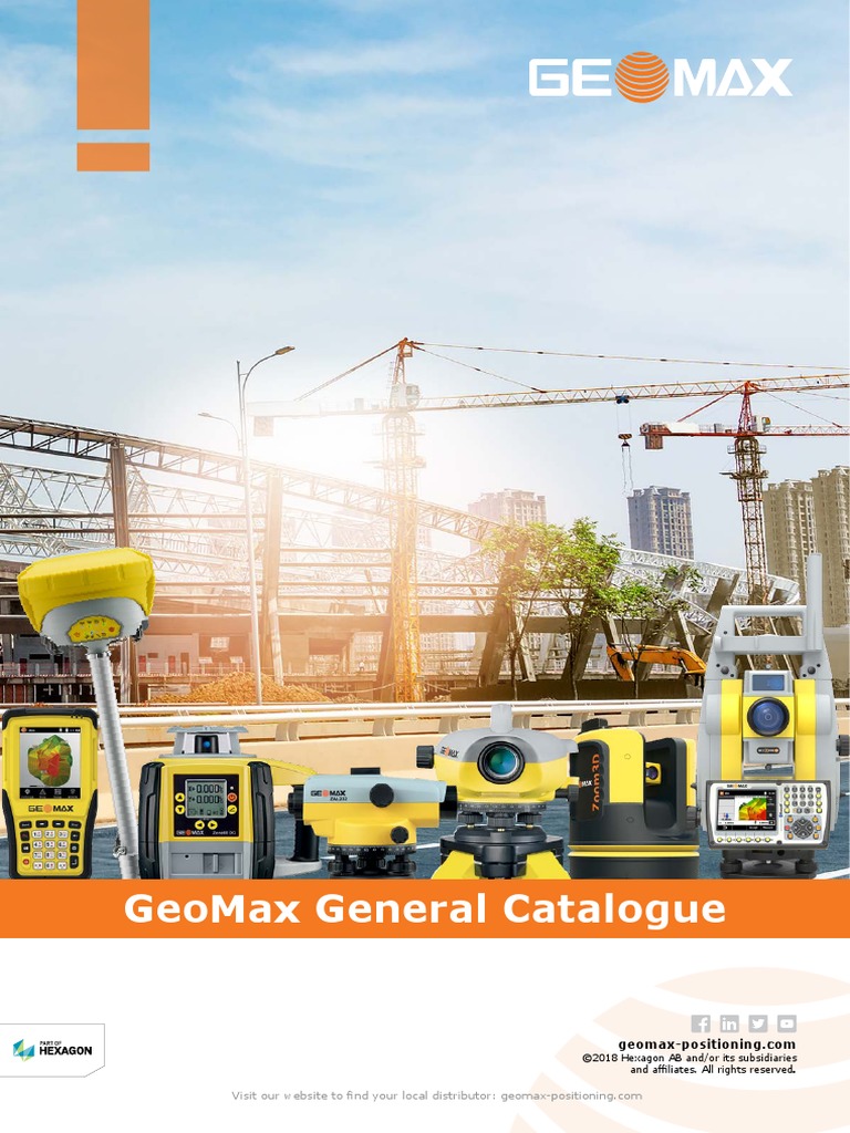 Geomax Cat 1018 LR | PDF | Global Positioning System | Surveying