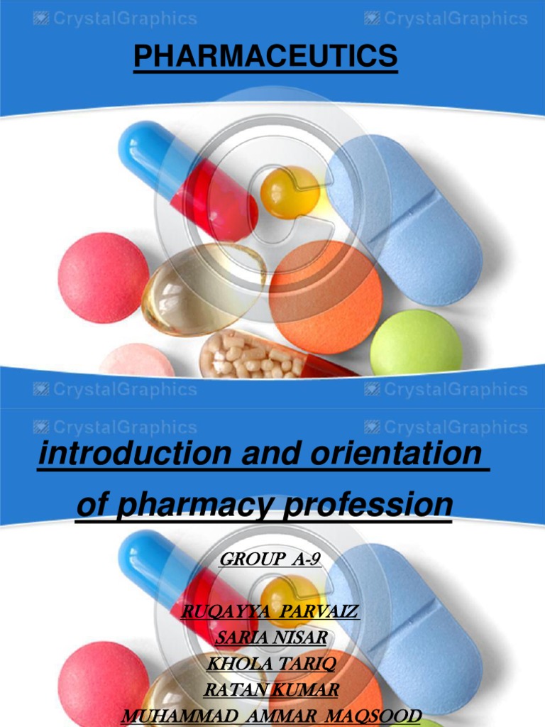 Introduction and Orientation of Pharmacy Profession | PDF | Pharmacy ...