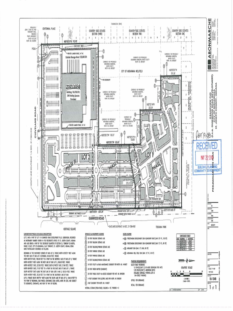 Preliminary Site Plan Menards | PDF