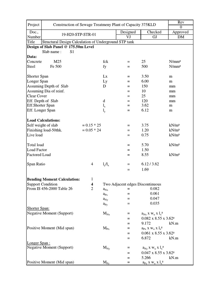 5.slab Design PDF | PDF | Economic Sectors | Materials