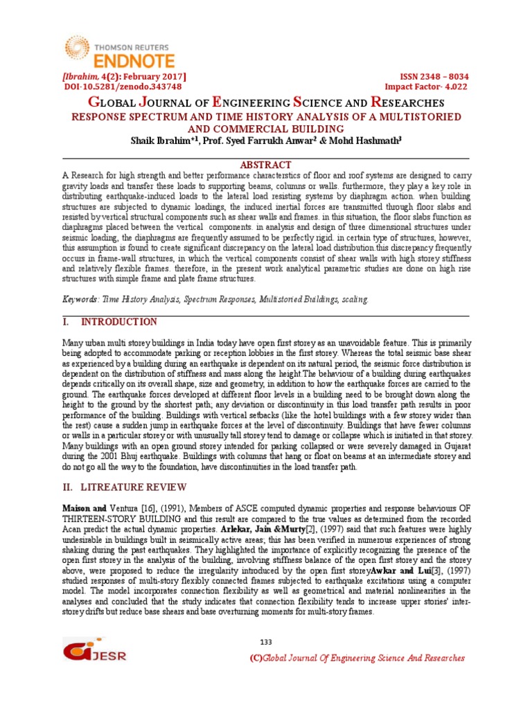 Time History Analysis | PDF | Mechanical Engineering | Physics