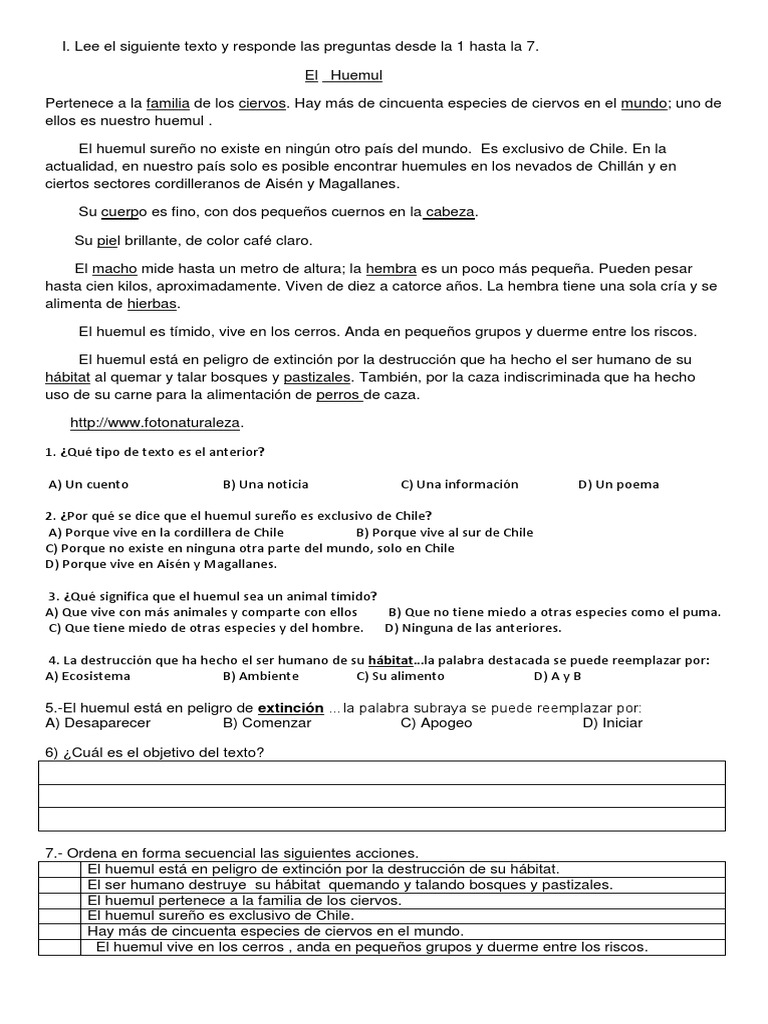 El Huemul | PDF | Chile | Conservación