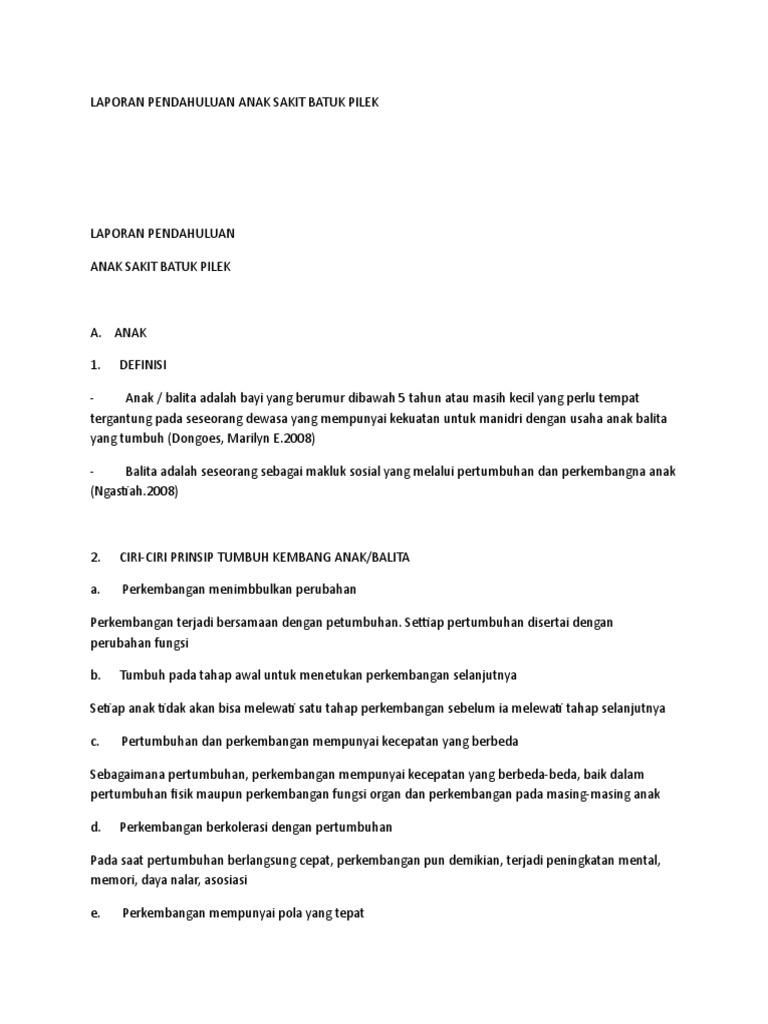 LP Batuk Pilek | PDF