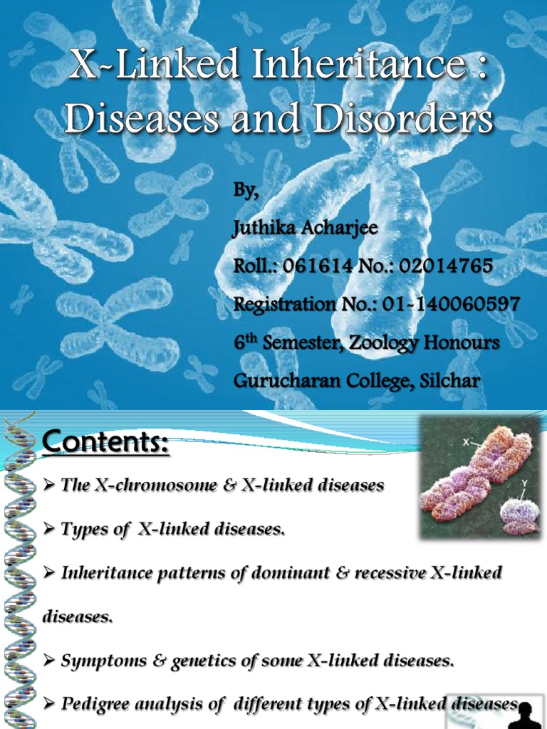 X-Linked Diseases | Download Free PDF | Genetics | Biology