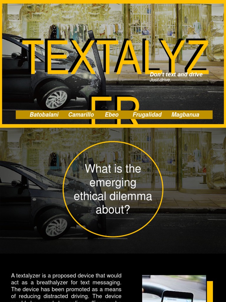Textalyzer 1 | PDF | Text Messaging | Mobile Phones