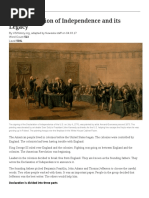 Declaration of Independence Break Up Letter | PDF | History