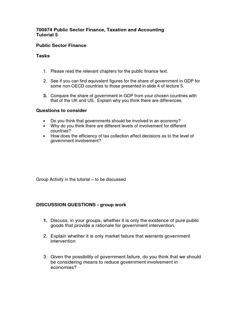 Introduction To Public Finance | PDF | Public Finance | Public Sphere