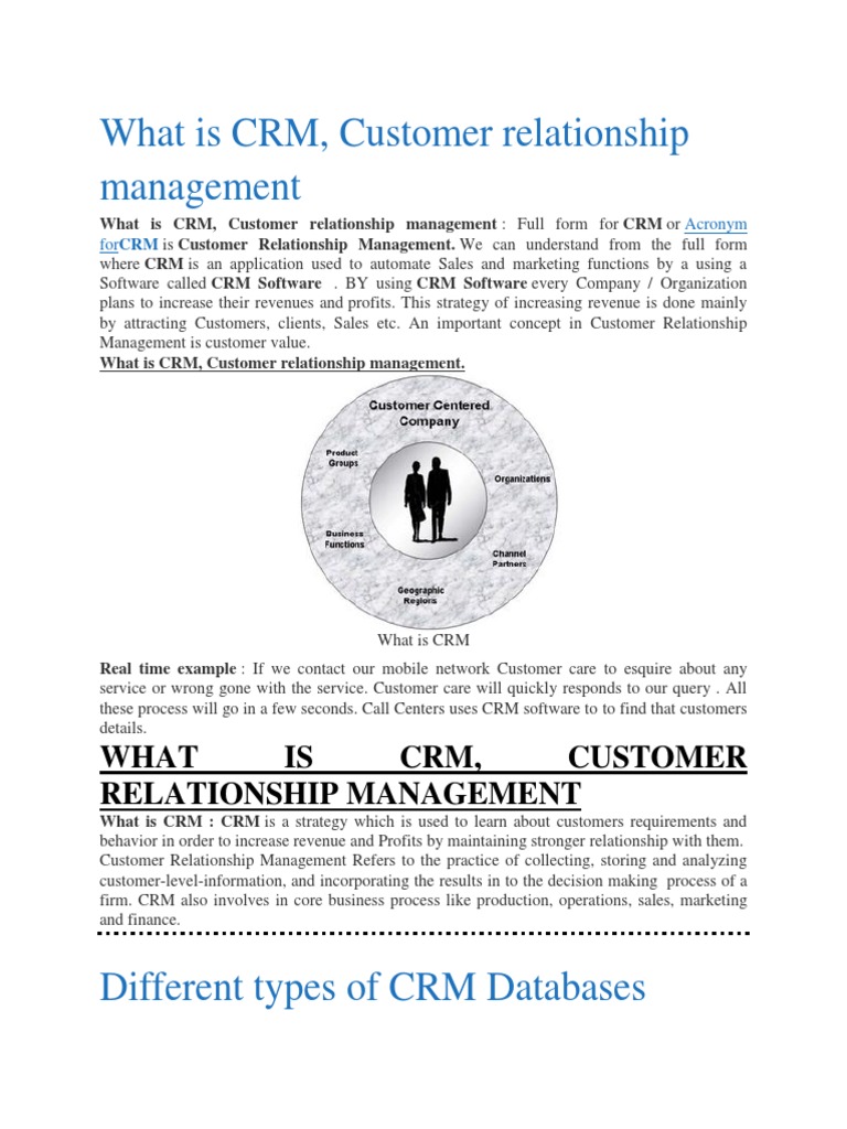 CRM NOTES by Ngendra | PDF | Cloud Computing | Salesforce.Com