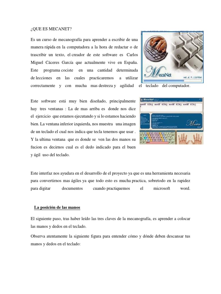 Que Es Mecanet | PDF