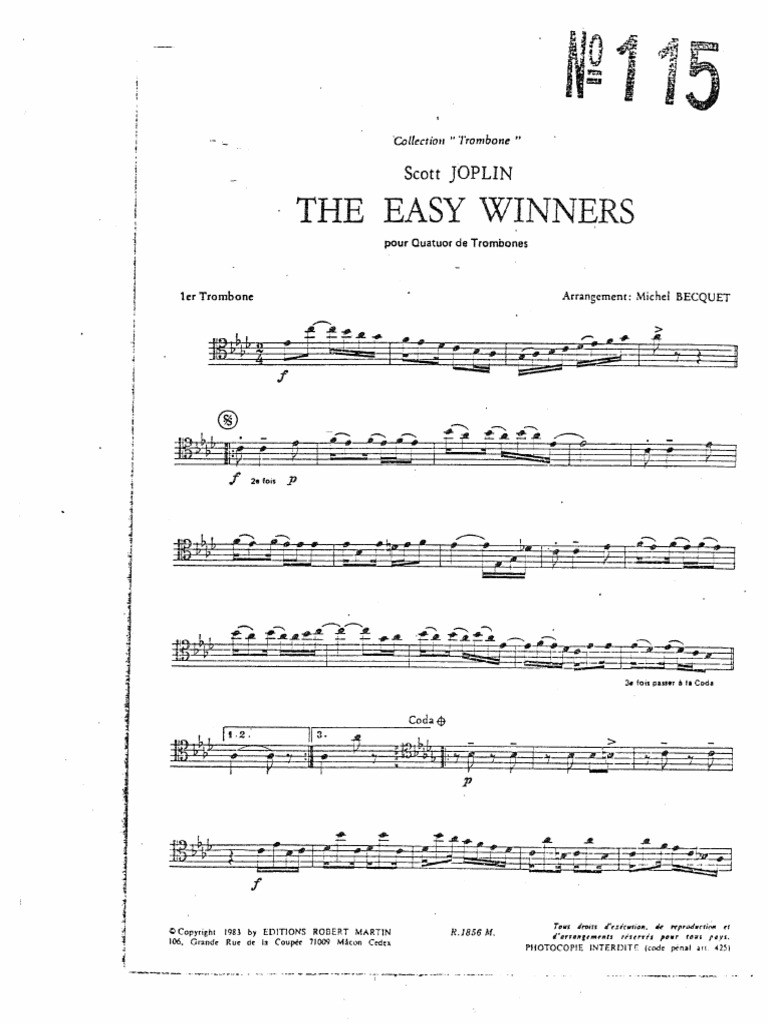 The Easy Winners | PDF