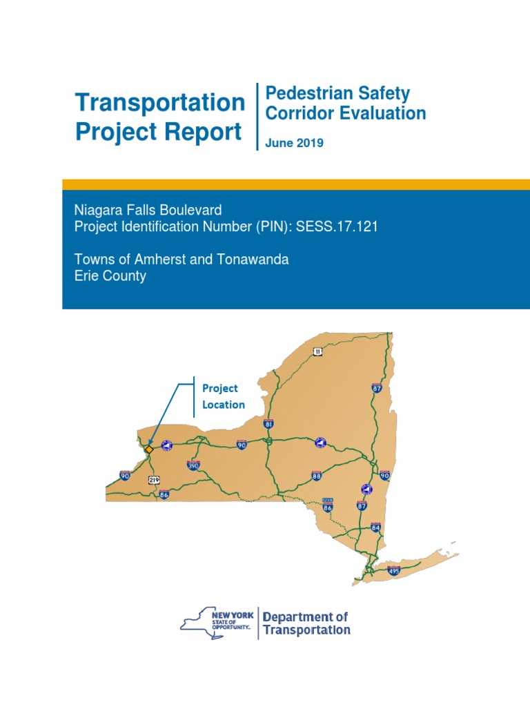 Transportation Project Report: Pedestrian Safety Corridor Evaluation ...