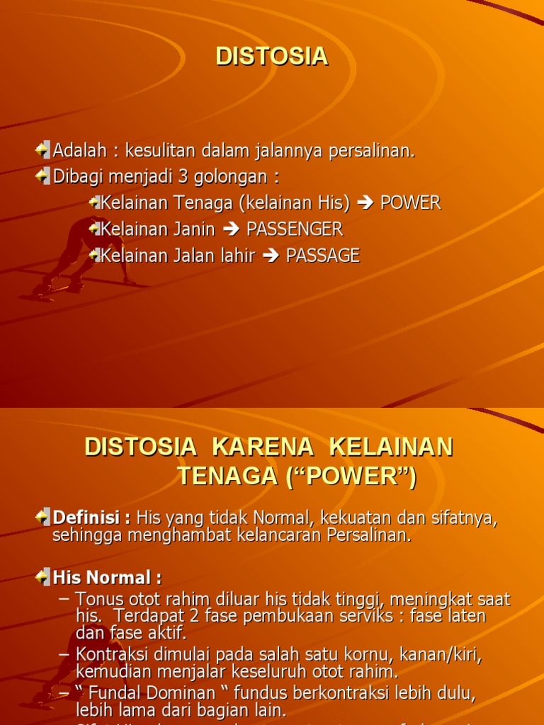 Distosia Persalinan: Penyebab dan Penanganan | PDF
