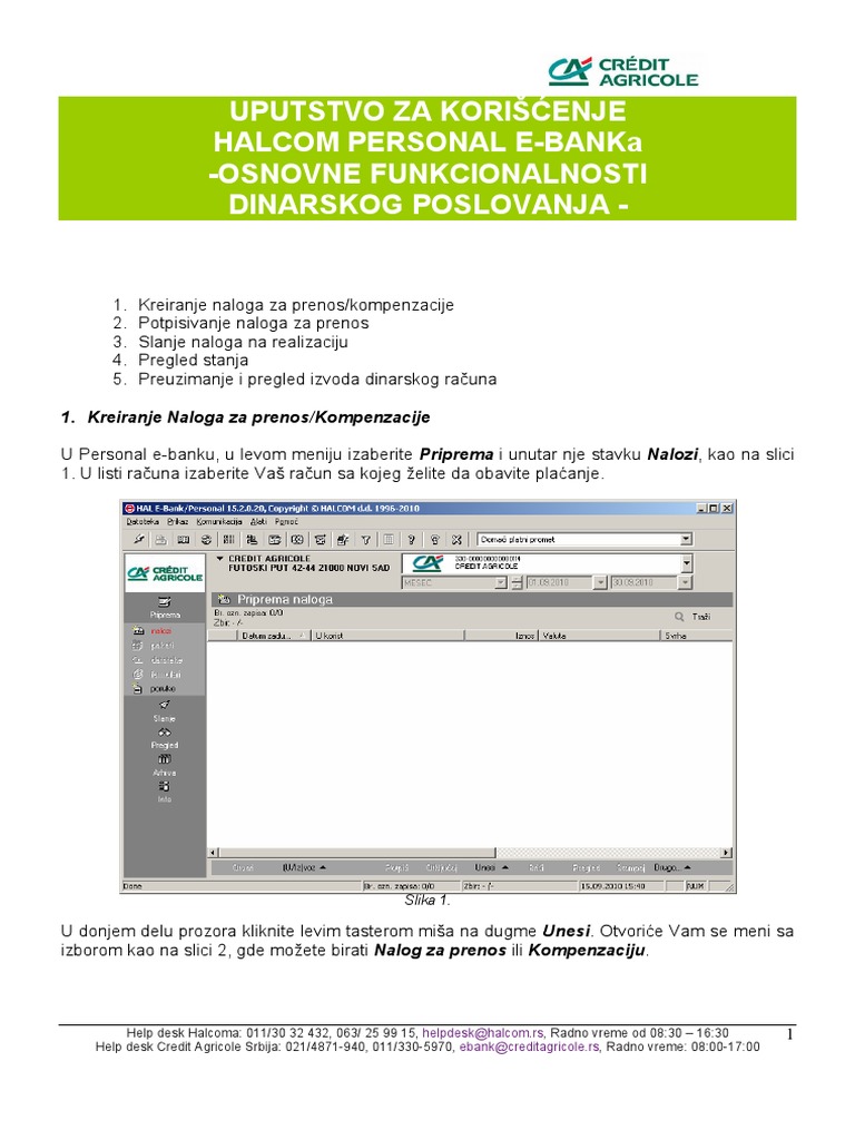 Uputstvo Za Koriscenje Hal Personal e Banka | PDF