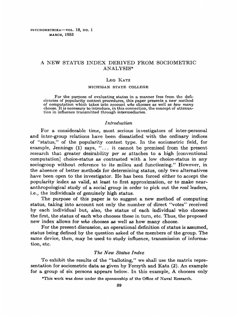 Psychometrika Vol.) 8, No. 1: How Mny | PDF | Matrix (Mathematics ...