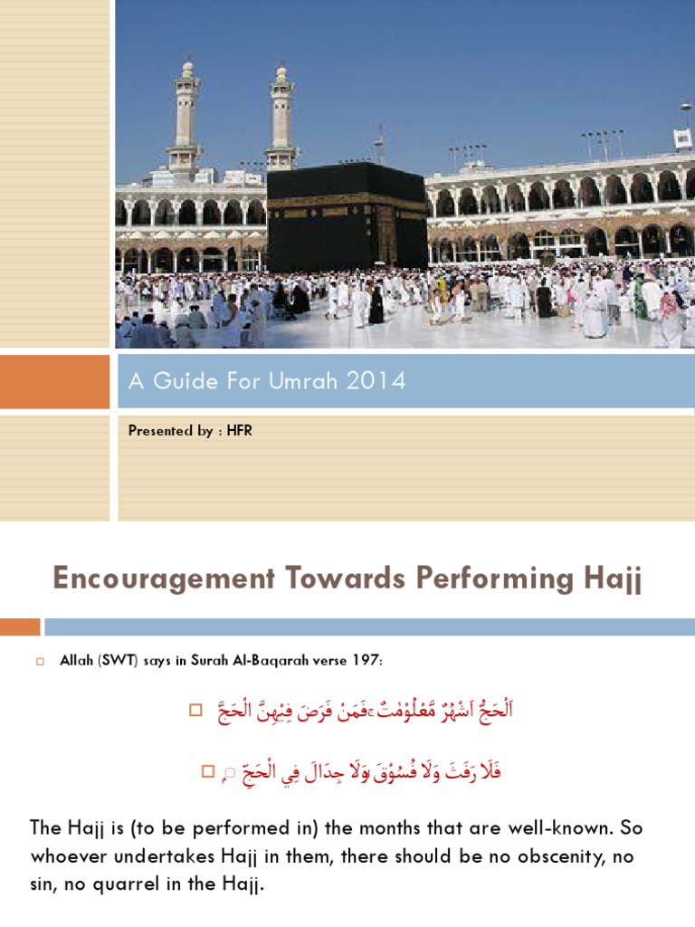A Guide For Umrah | PDF | Hajj | Sharia
