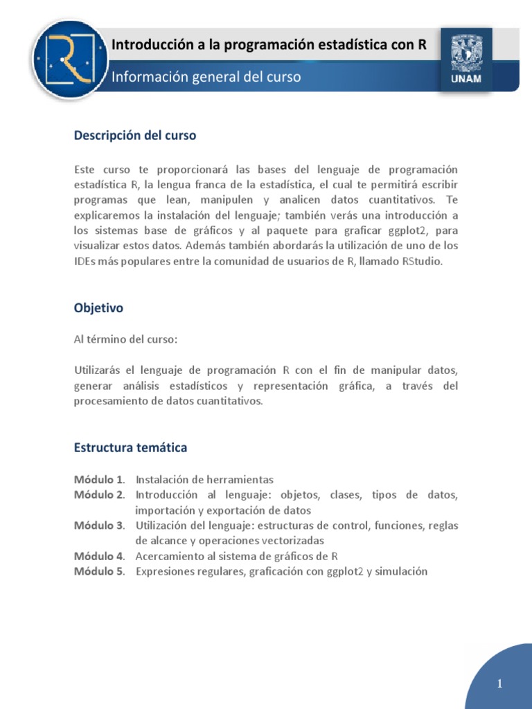 Infografia PDF | PDF | R (lenguaje de programación) | Entorno de ...