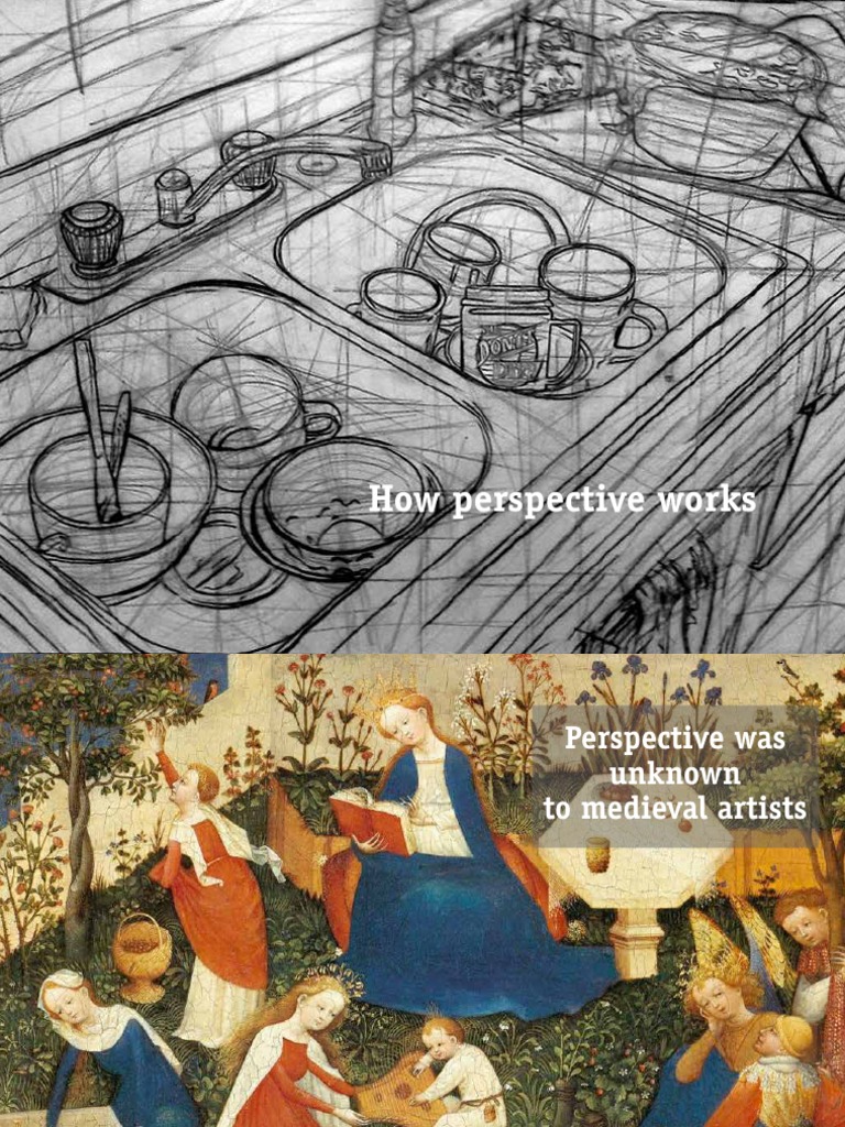 perspective was unknown to medieval artists | Perspective (Graphical ...