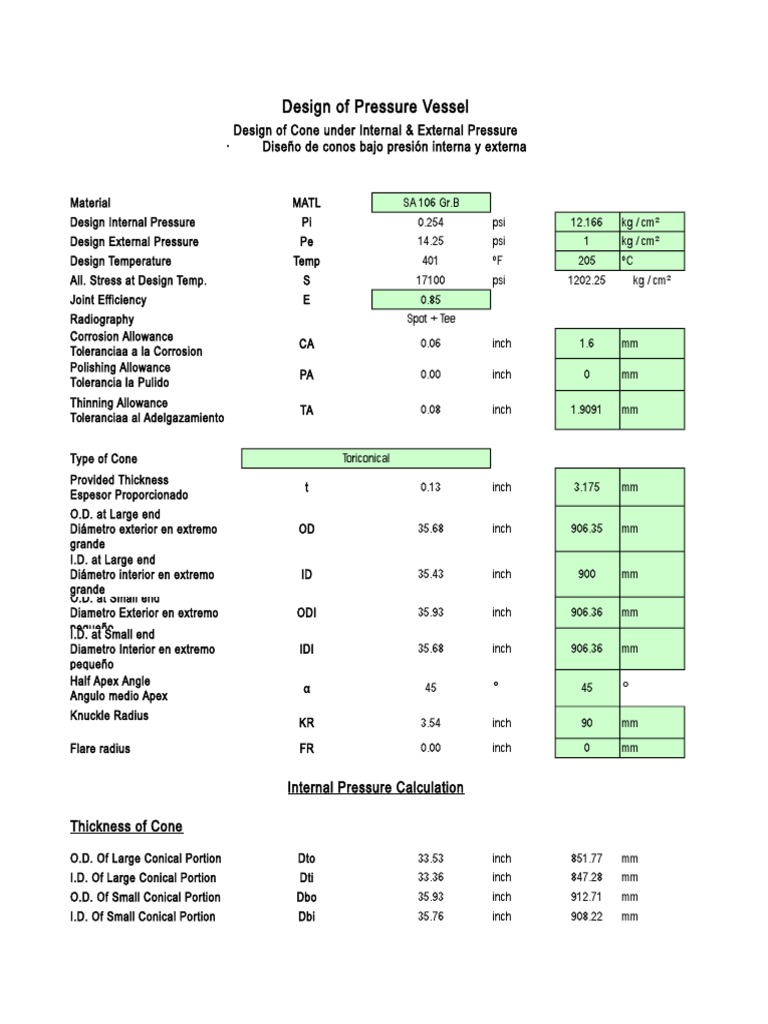 Copia de ASME Pressure Vessel Design-A | PDF | Ingeniería Química ...