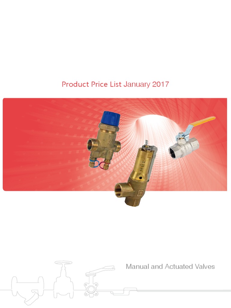 Albion Valves Product Price List 2017 PDF | PDF | Valve | Pipe (Fluid ...