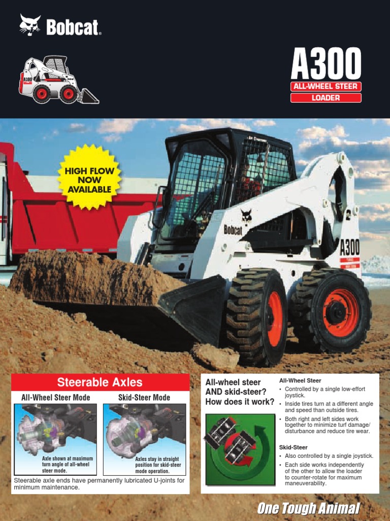 Bobcat A 300 | PDF | Loader (Equipment) | Steering