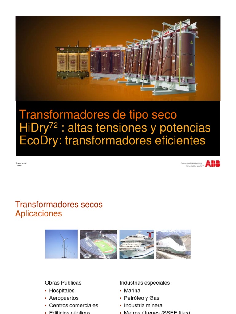 Trafos Abb | PDF | Transformador | Energía renovable