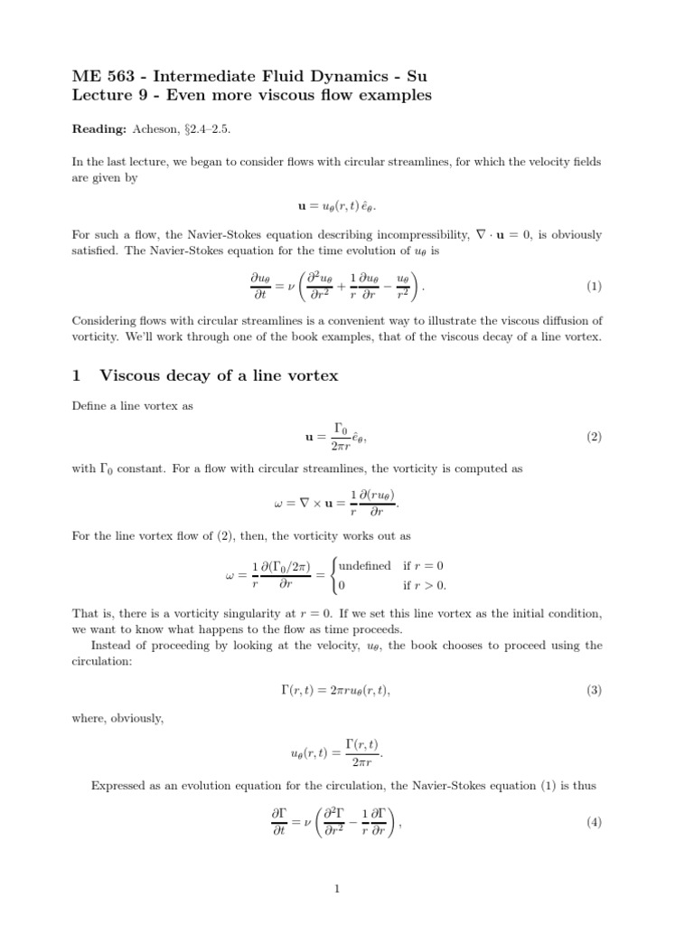Afd Lecture09 | PDF | Vortices | Fluid Dynamics
