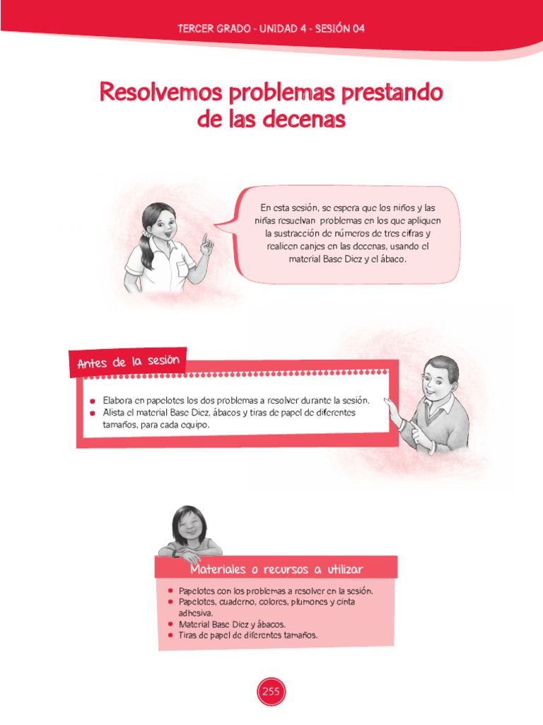 Sustracción con Canjes en Decenas | PDF | Sustracción | Enseñanza de ...